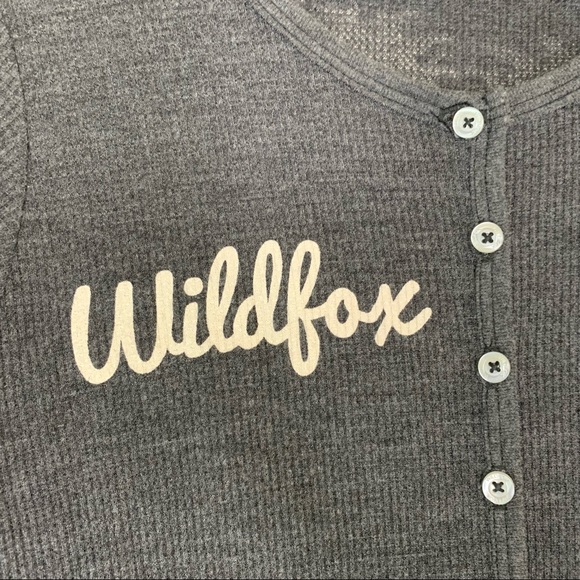 Wildfox | Intimates & Sleepwear | New Wildfox Logo Grey Waffle Knit ...
